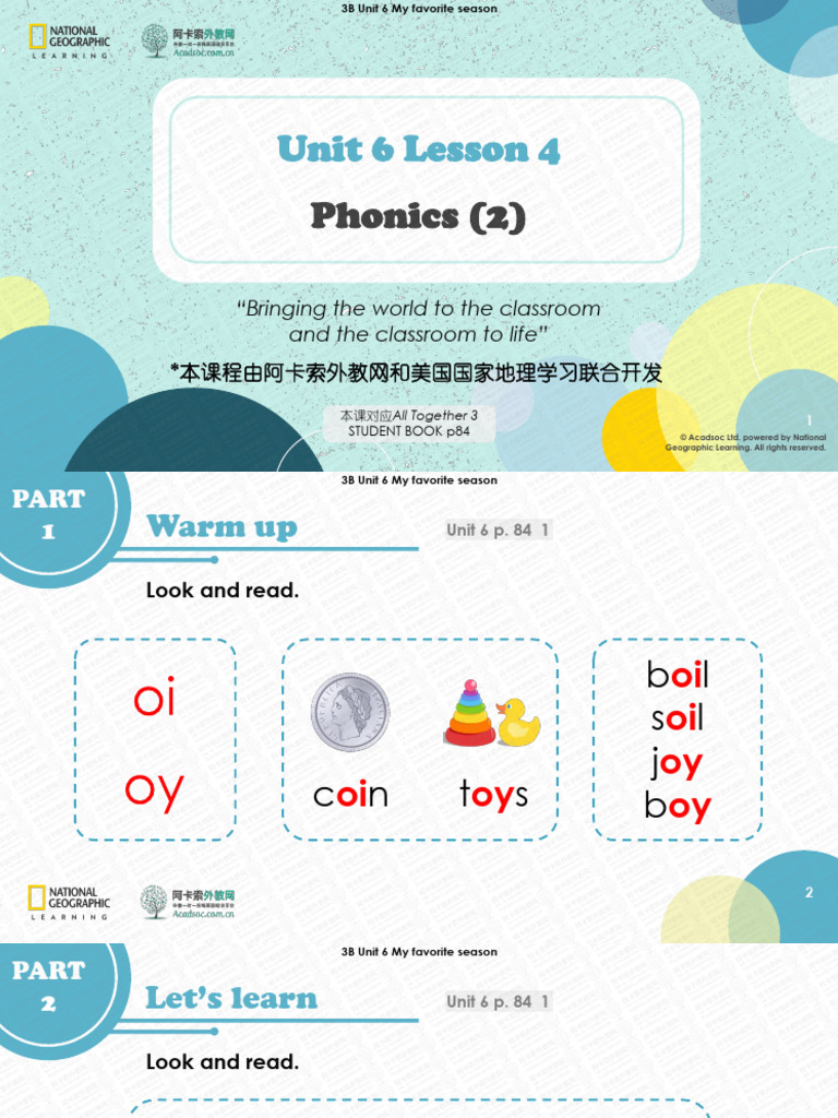 Unit 6 Lesson 4: Phonics | PDF | Pedagogy | Learning
