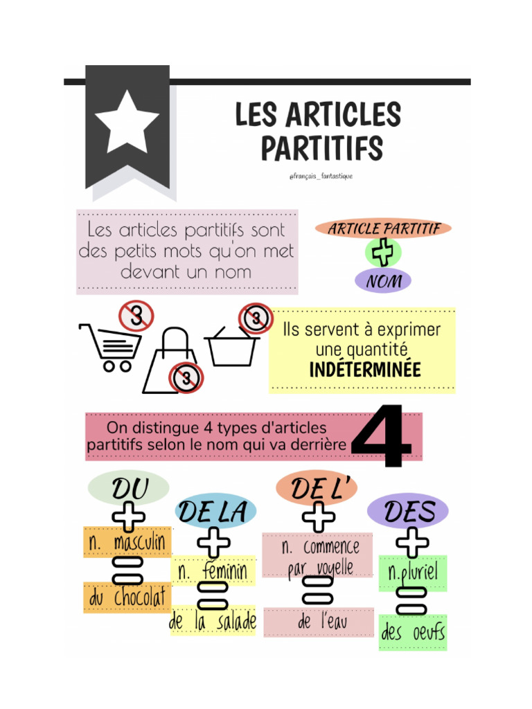 Les Articles Partitifs | PDF