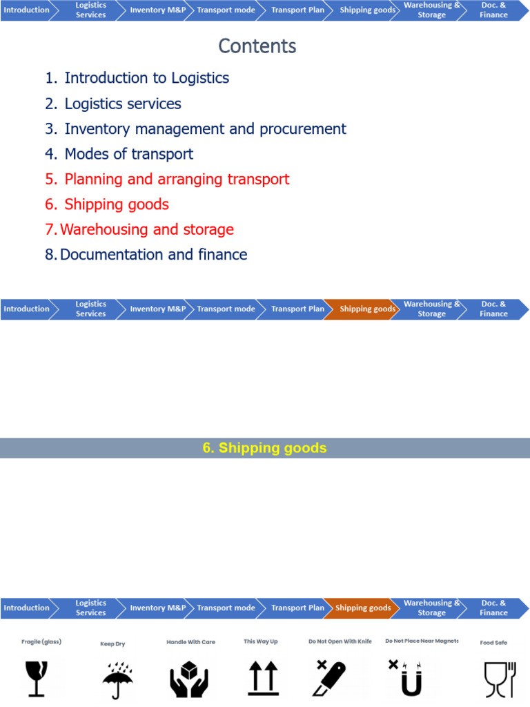 Comprehensive Guide to Logistics Services | PDF | Warehouse | Logistics