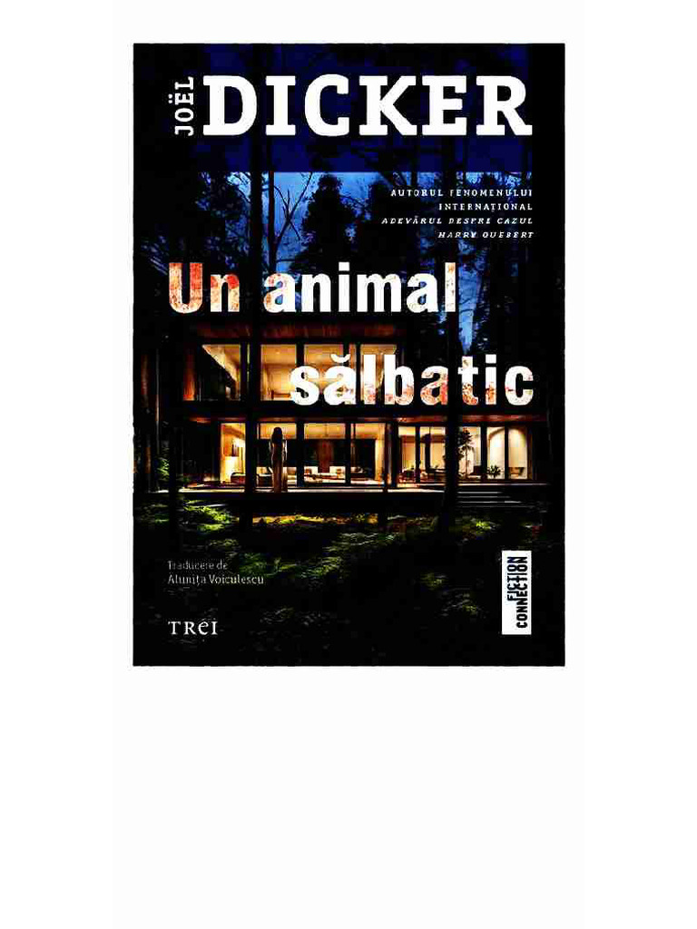 Un Animal Salbatic - Joel Dicker | PDF