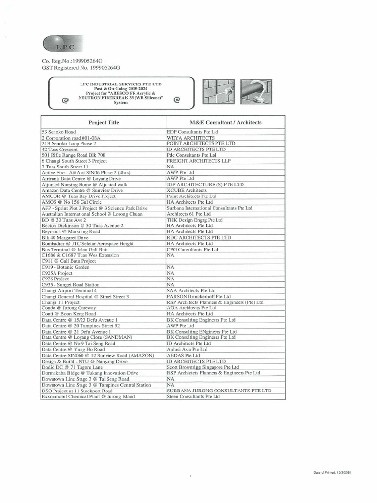 Project Reference-Abesco | PDF
