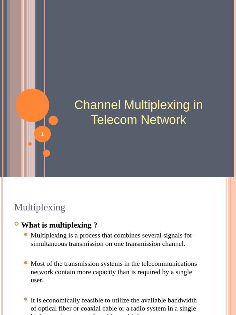Chapter-4-Channel Multiplexing | PDF | Multiplexing | Information And Communications Technology