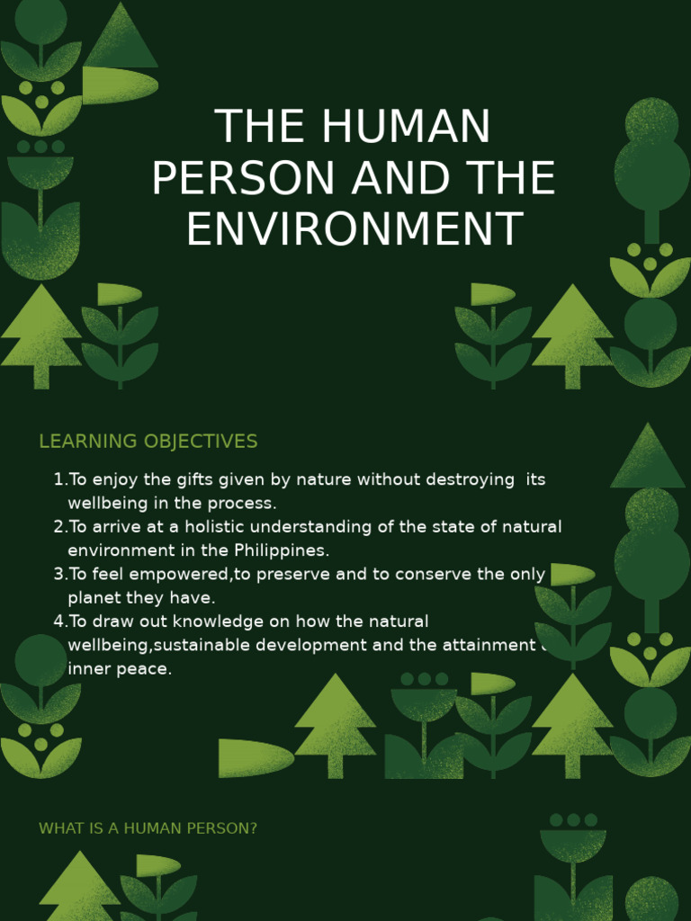 Human-Environment Relationship Insights | PDF | Environmental Ethics | Liberal Arts Education