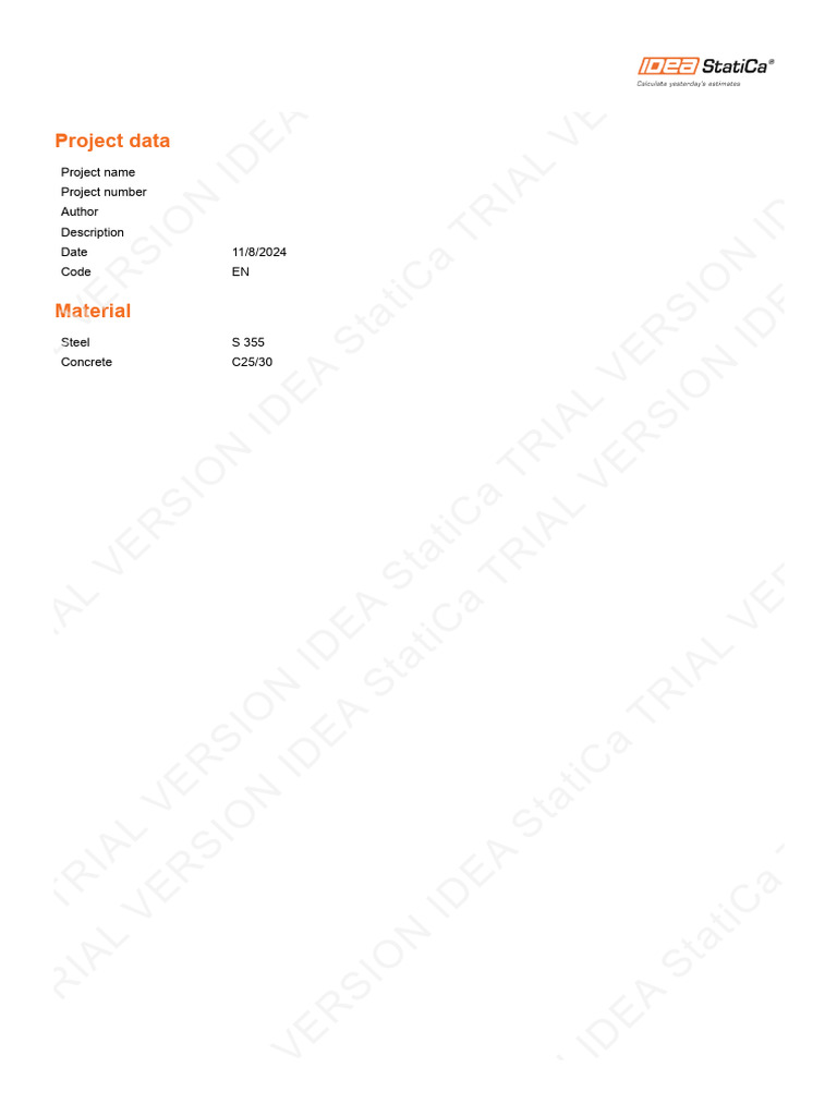 Structural Analysis Report for CON1 Project | PDF | Civil Engineering ...