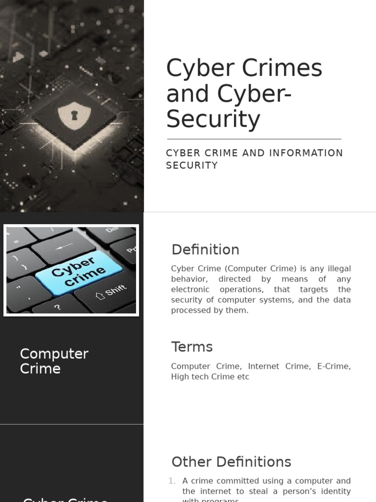 Cyber Crimes and CyberSecurity | PDF | Security | Computer Security