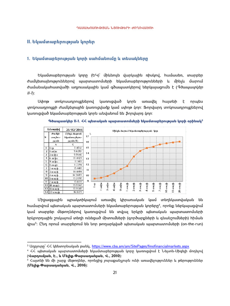 Yield Curve Theories | PDF