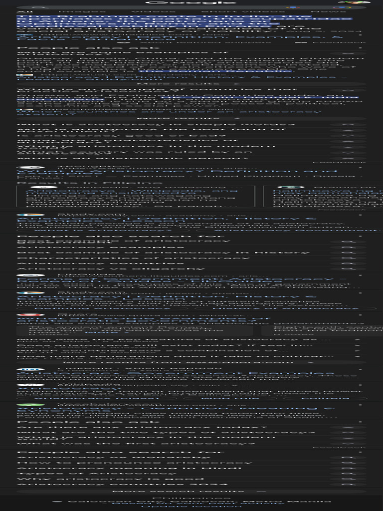 Aristocracy: Definition & Examples | PDF | Nobility | Political Science