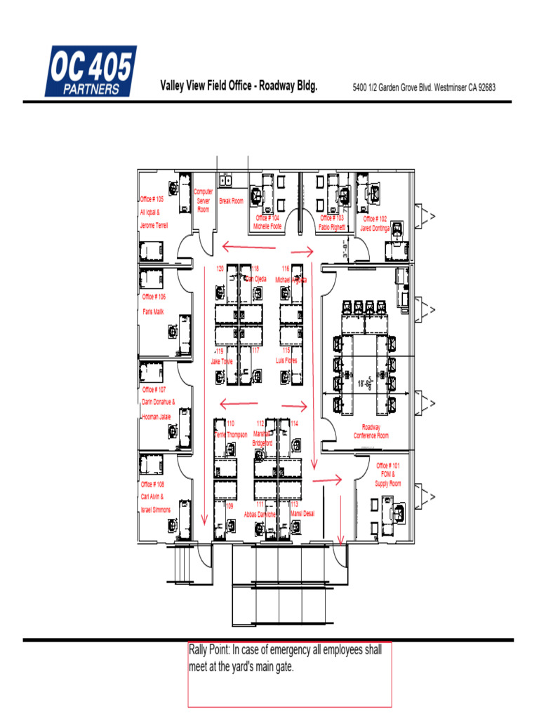 OC405 VVFO Office Layout | PDF
