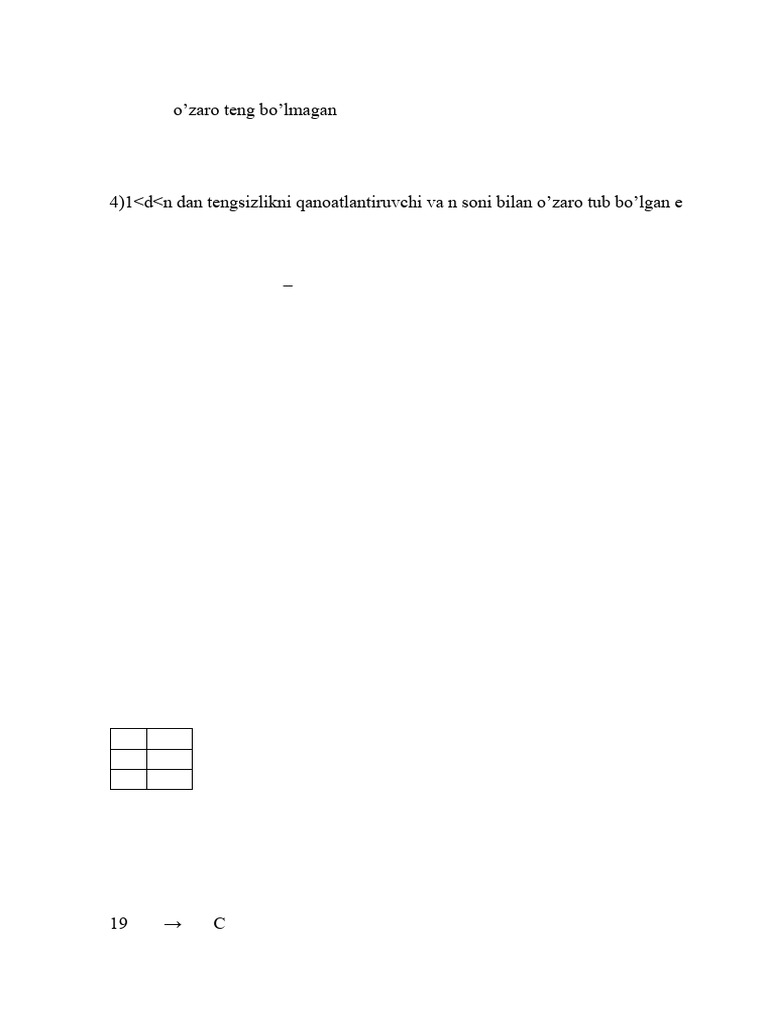 RSA Shifrlash Qadamlari | PDF