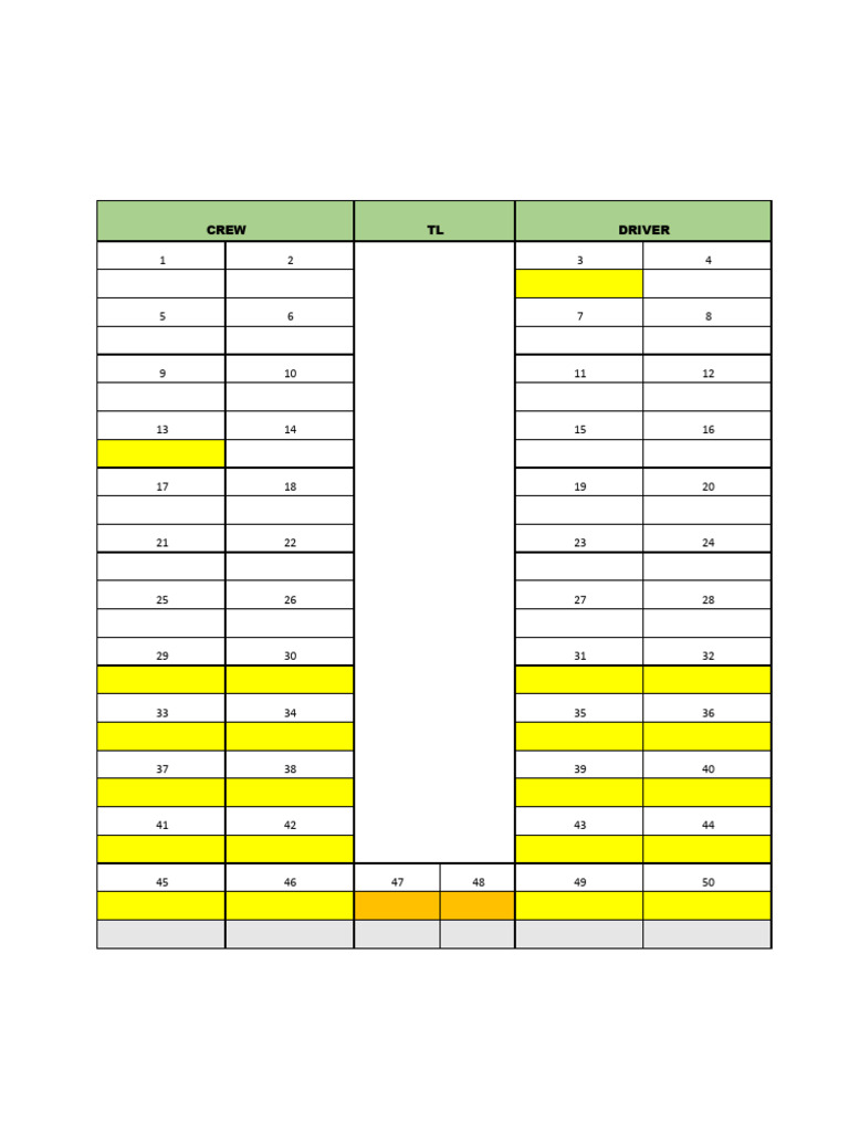 Bus 3 Crew Roster | PDF