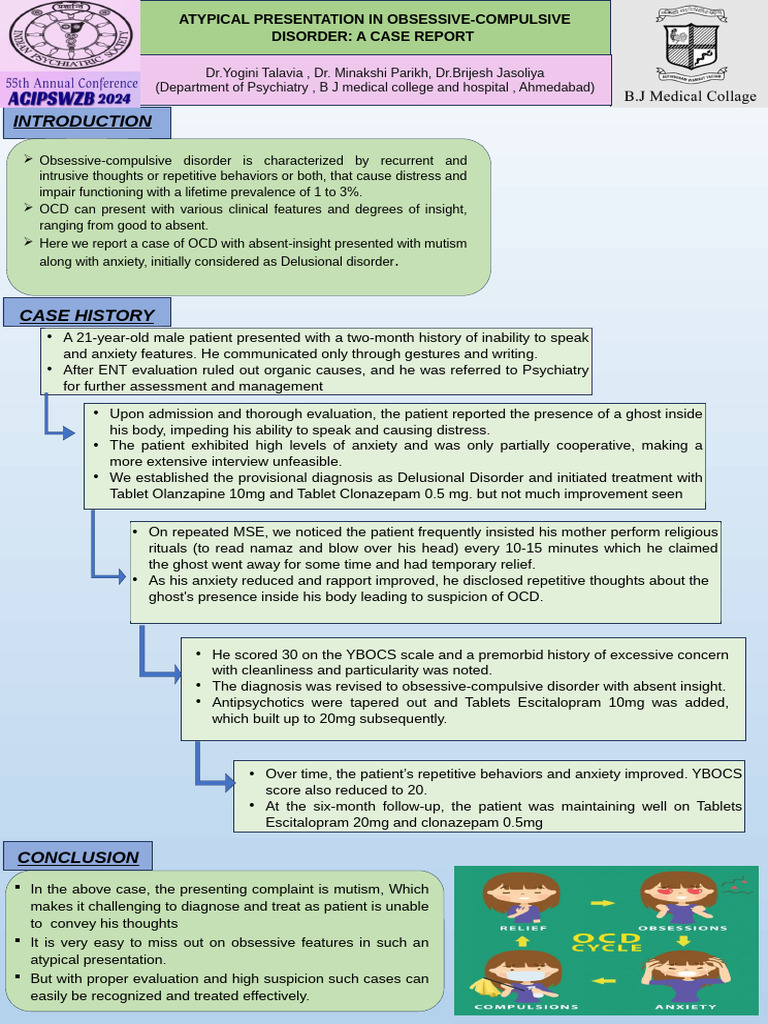 Ocd - Poster FNN 1 | PDF | Obsessive–Compulsive Disorder | Mental Disorder