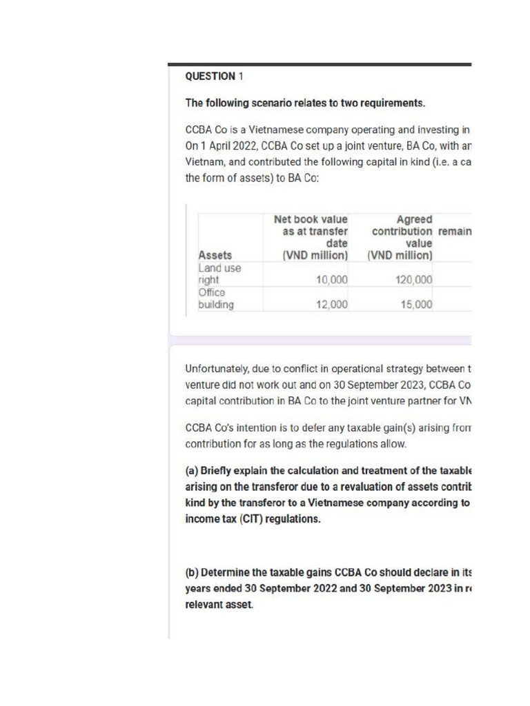 Mock Test | PDF | Taxes | Value Added Tax