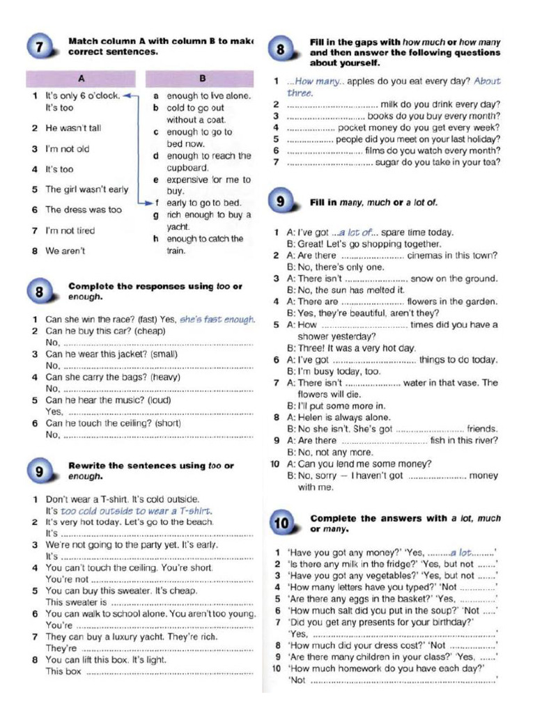 Quantifiers-1 A2 | PDF