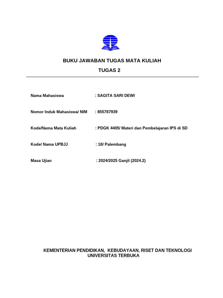 TMK 2 Materi Dan Pembelajaran IPS SD | PDF