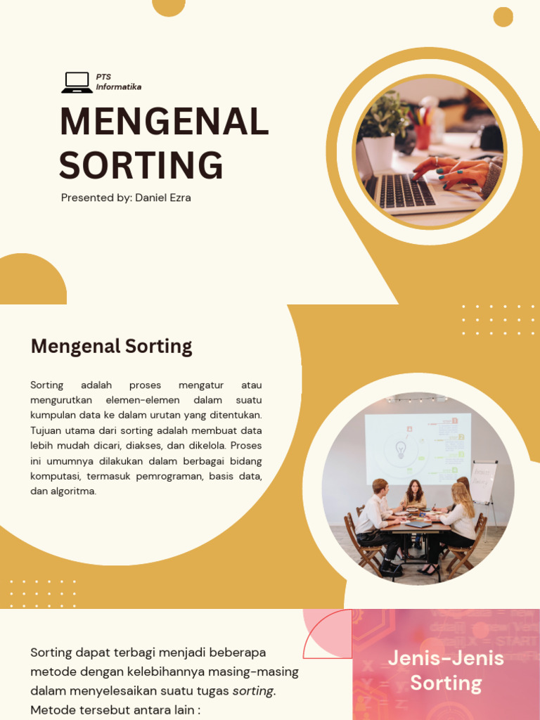 Panduan Lengkap Metode Sorting Data | PDF