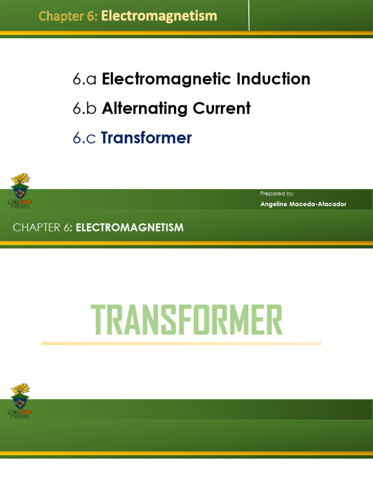 Understanding Transformers in Electromagnetism | PDF | Transformer ...
