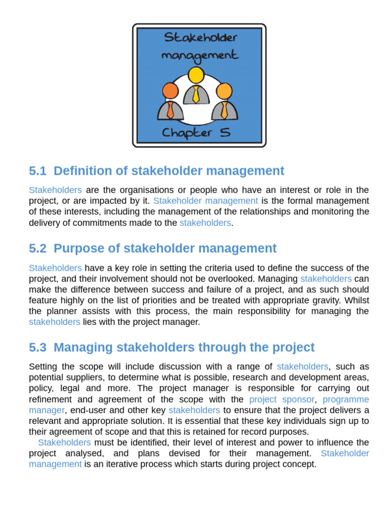 Effective Stakeholder Management Guide | PDF | Project Management ...
