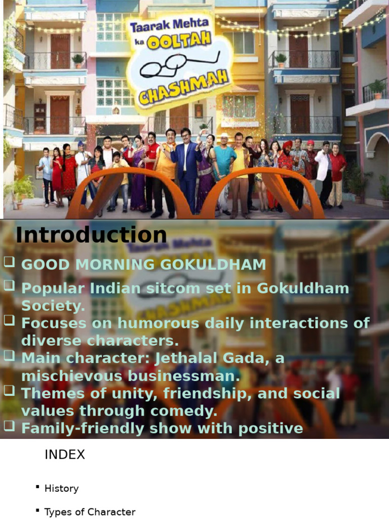 Tmkoc Presentation | PDF | Television Shows | Television Series