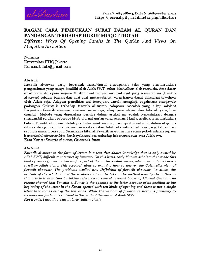 Makalah Ulumul Quran - Numan | PDF | Agama & Spiritualitas