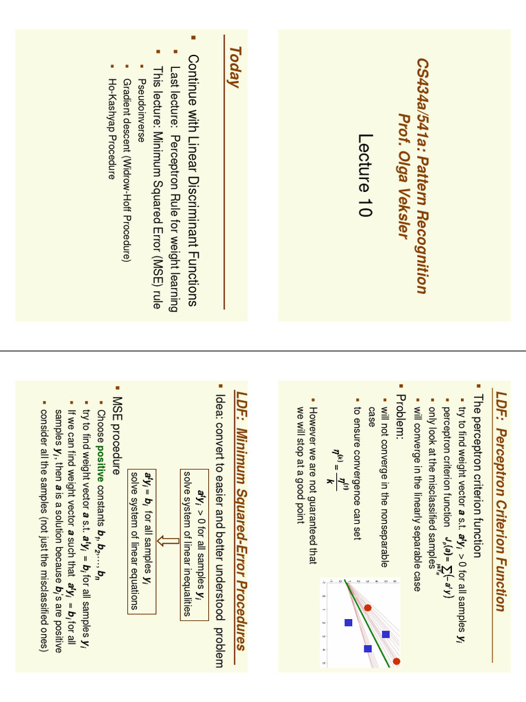 Linear Classifiers Ppt 2 Pdf