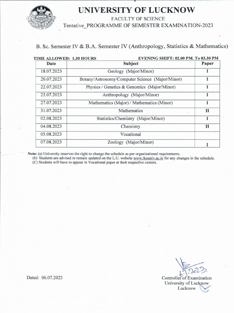SCH - BSC NEP Semester IV | PDF