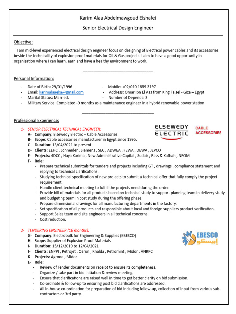 CV - Karim Alaa Elshafei (Up-24) - Compressed | PDF | Business | Computers