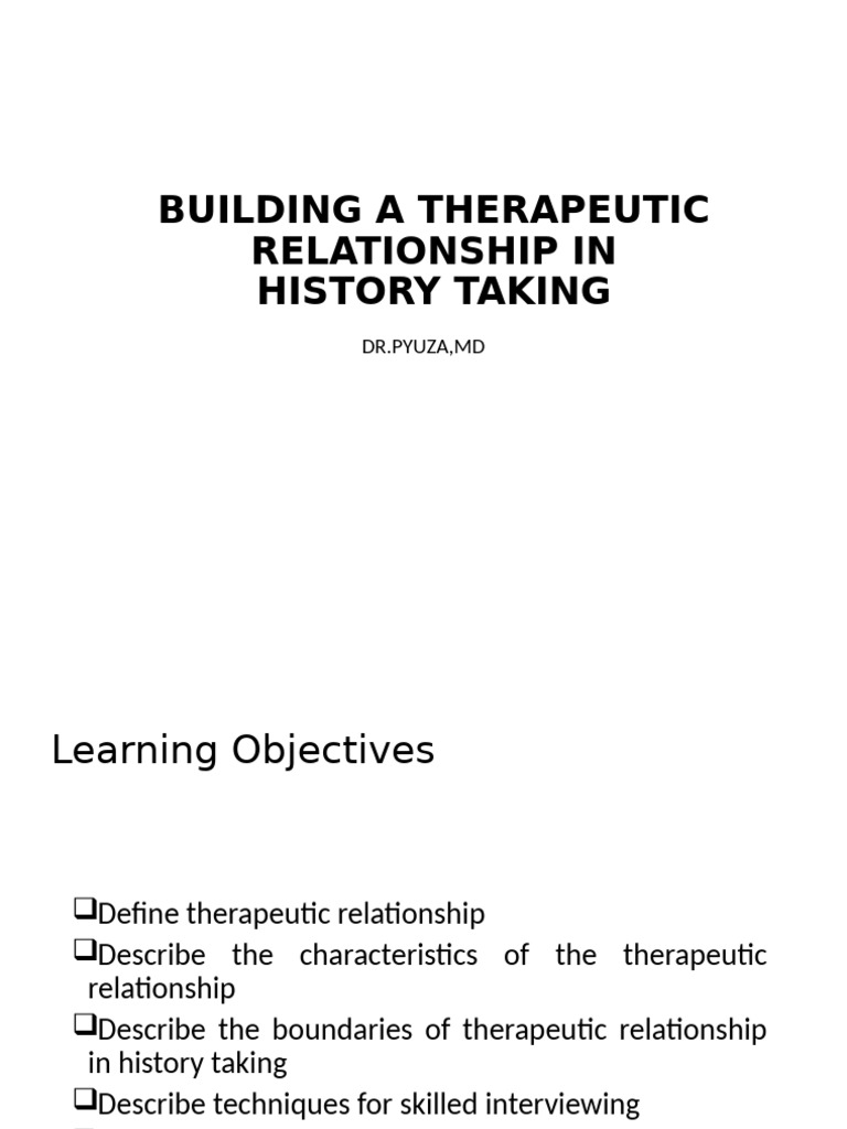 Therapeutic Relationship Skills | PDF | Empathy | Nonverbal Communication