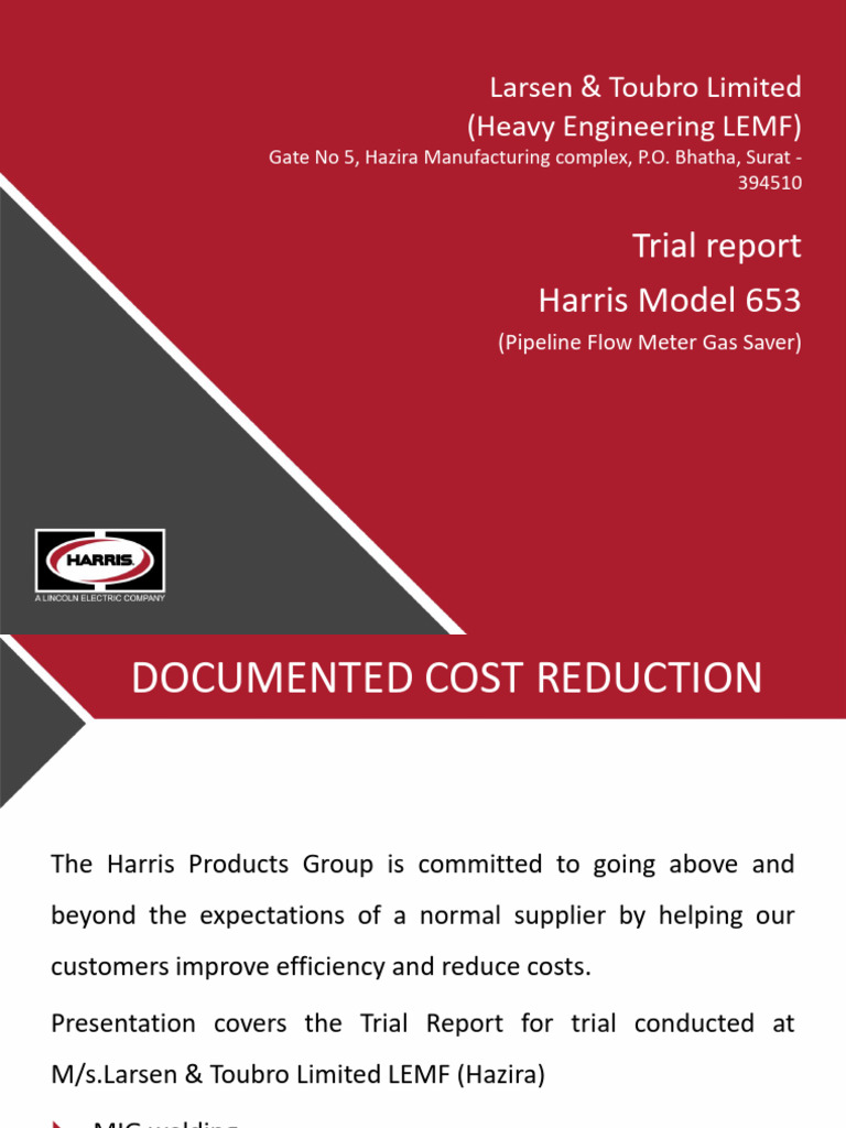 Harris L&T LEMF Case Study | PDF | Welding | Construction