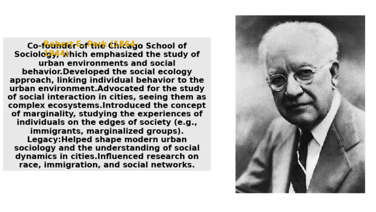 Robert E. Park | PDF