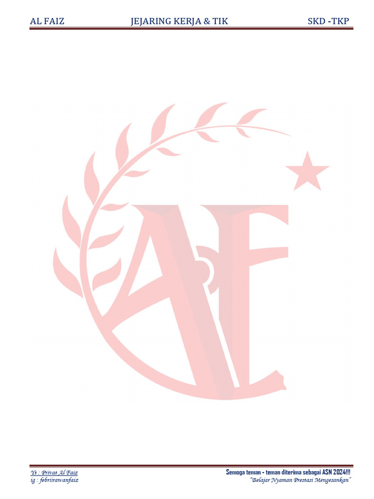 05 TKP - Jejaring Kerja - Modul Soal | PDF | Karier & Perkembangan | Bisnis