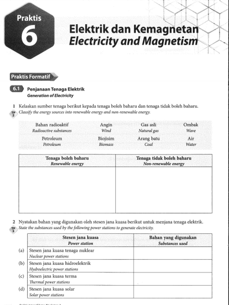 F3 SAINS Unit 6 | PDF