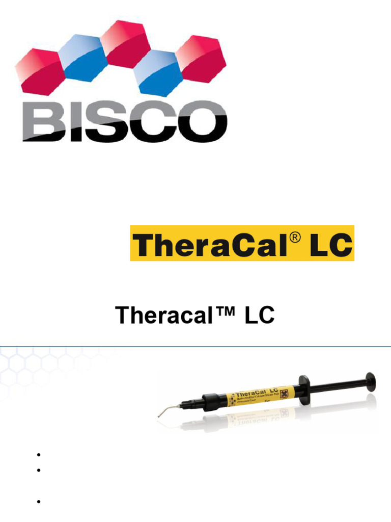 Theracal LC 2013 | PDF | Dentistry Branches | Chemical Substances