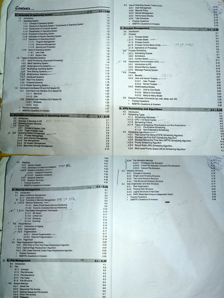 Operating System Nirali Publication | PDF