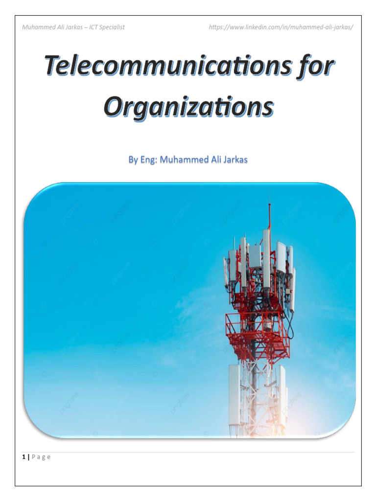 Telecommunication For Organizations | PDF