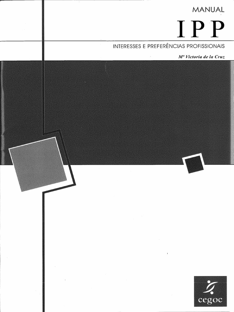 IPP - Manual - Inventário de Interesses e Preferências | PDF
