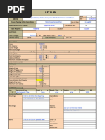 Lifting Plan Sample | PDF | Crane (Machine)