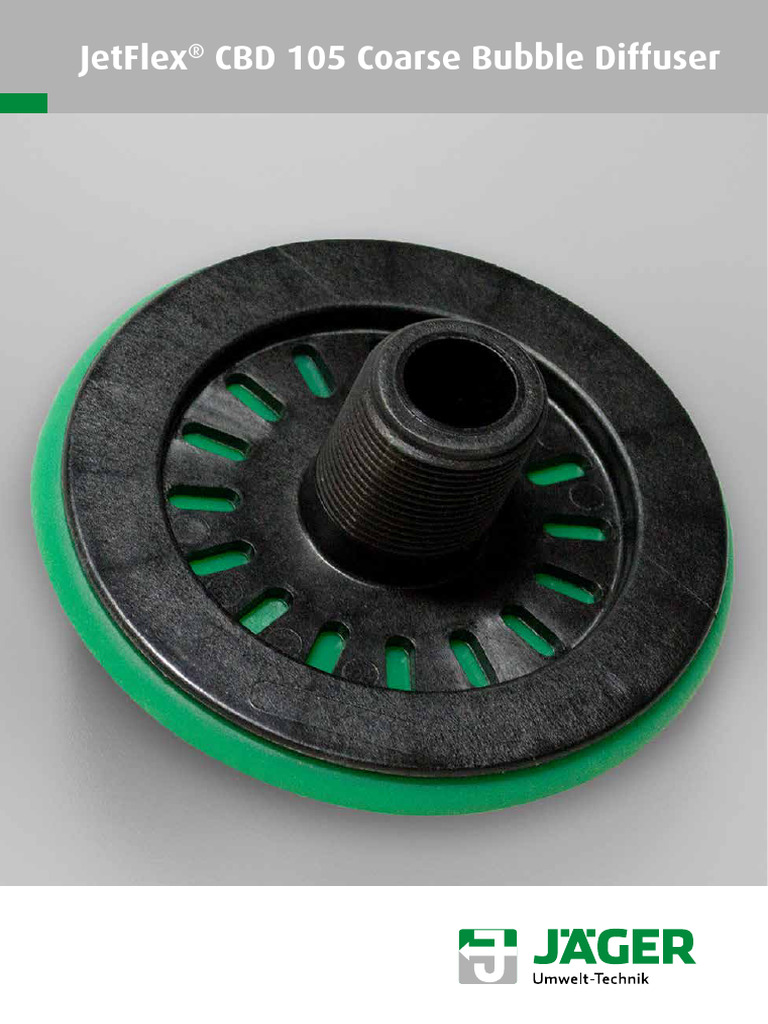 JetFlex - CBD 105 Coarse Bubble Diffuser | PDF