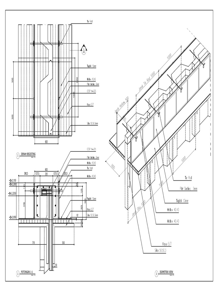 Rencana Capping Beam 19062023-Rev 2 | PDF | Technology & Engineering