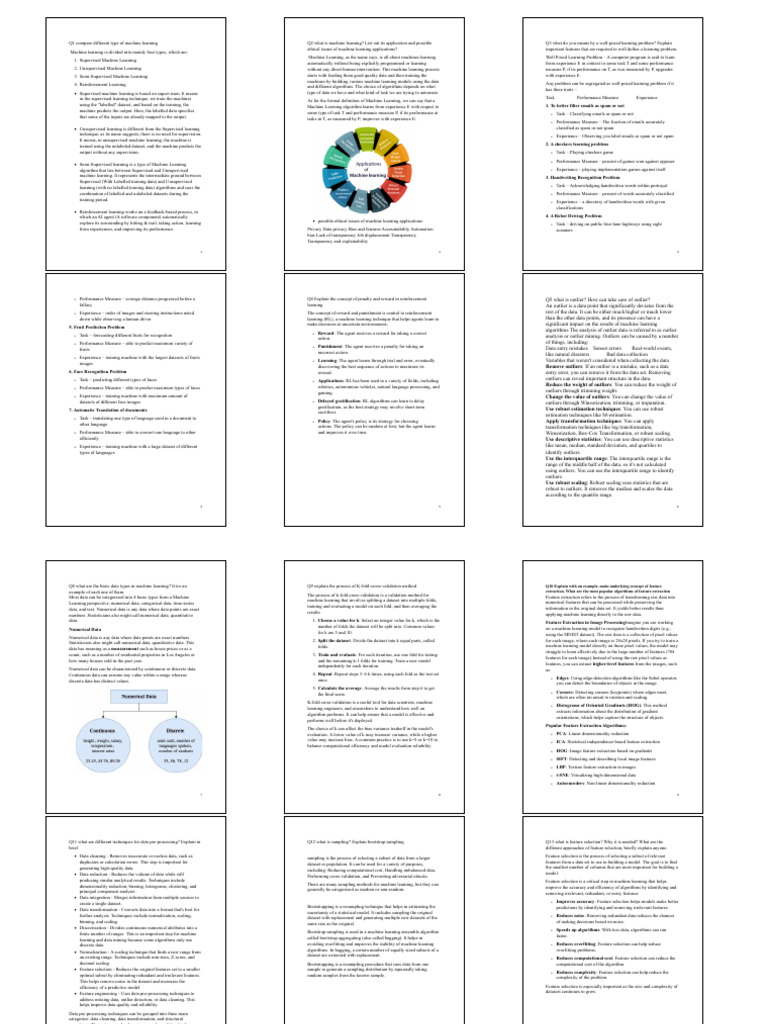 MACHINE LEARNING BE 7th SEM PDF | PDF | Machine Learning | Dependent And Independent Variables