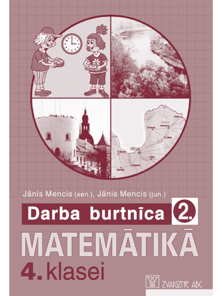 Matemtika 4 Klasei Darba Burtnca 2 Daa Darba Burtnca 9789934019005 - Compress | PDF