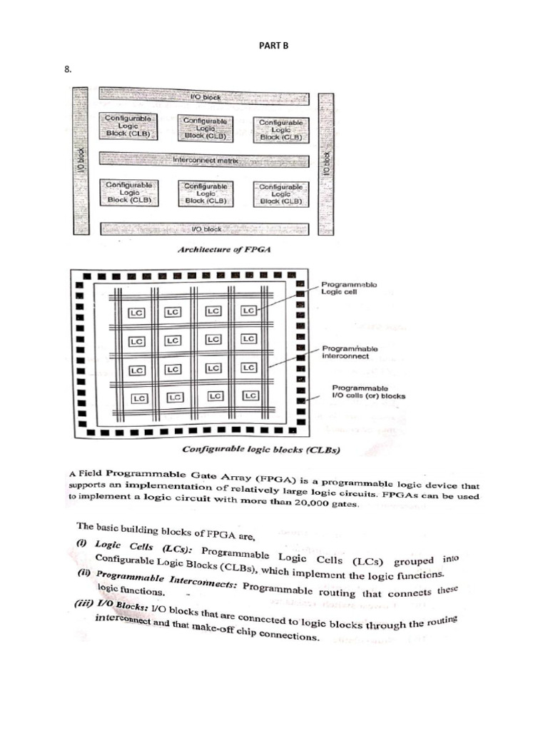Part B - Qn. 8. Answer Key - EC3552 VLSI and CHIP Design | PDF