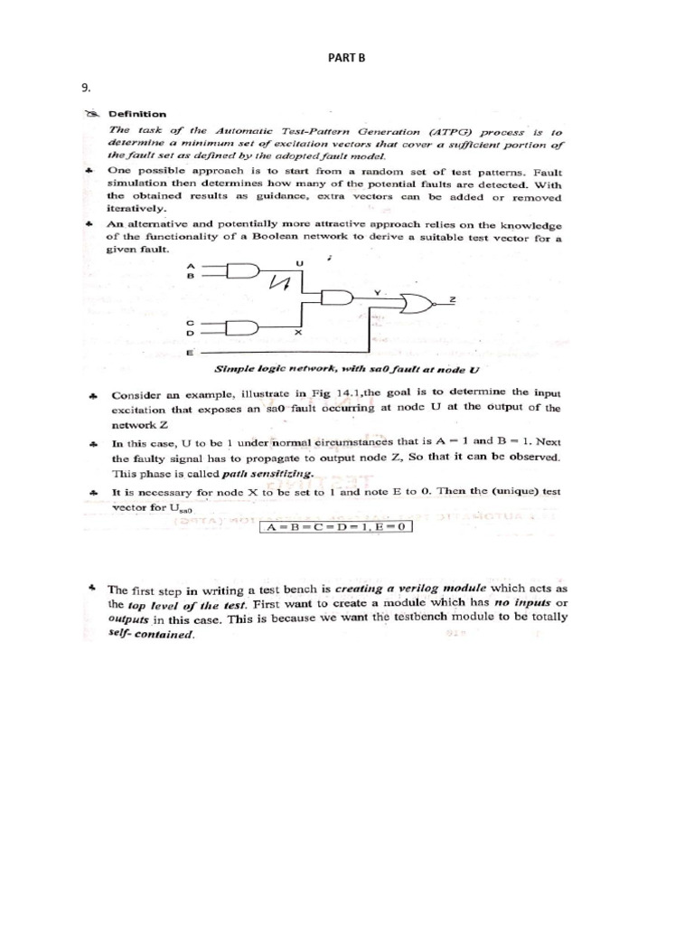 Part B - Qn. 9. Answer Key - EC3552 VLSI and CHIP Design | PDF