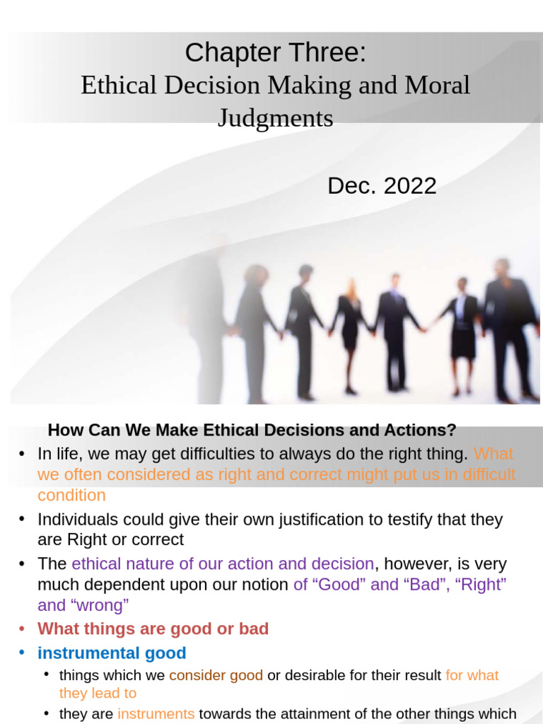 Civics ch-3 | PDF | Morality | Reason