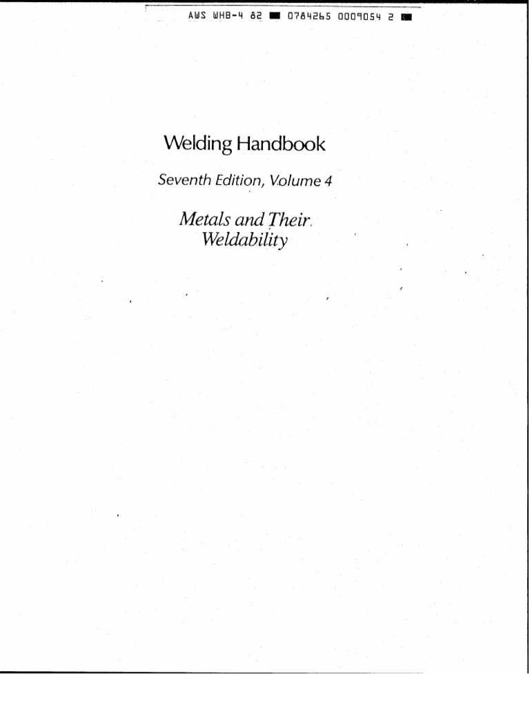 AWS WHB 04 | PDF | Welding | Construction