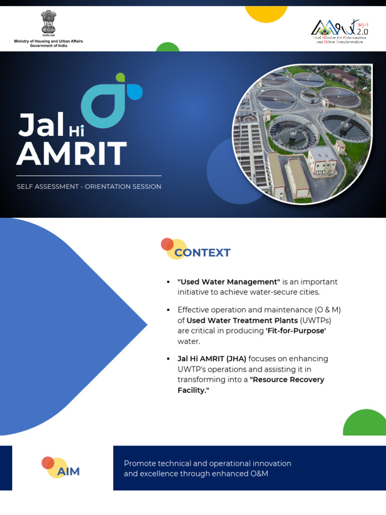 Jal Hi Amrit Initiative Overview | PDF | Renewable Energy