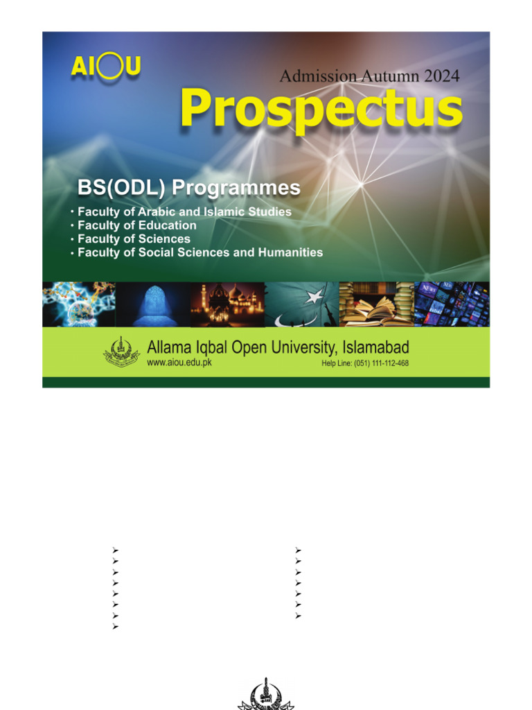 BS Prospectus Revised | PDF | Libraries | Information Science