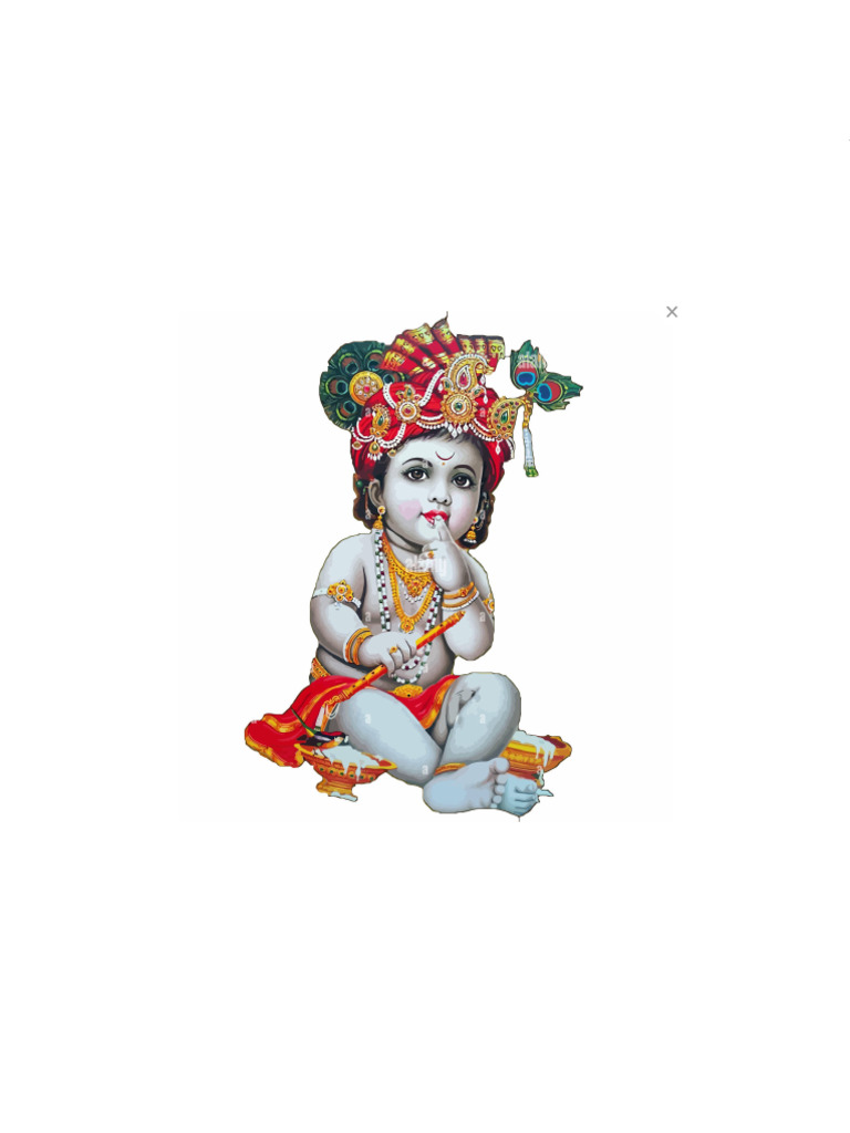 Lord Krishna Baby Festival Hinduism Culture Mythology Illustration ...