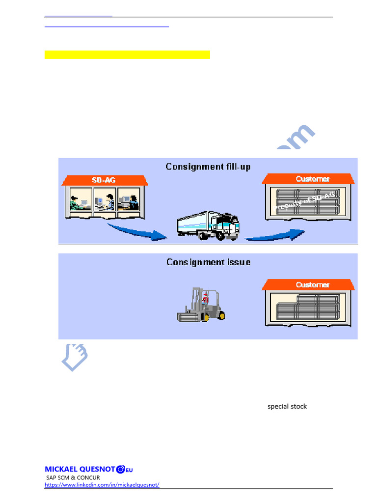 All About Consignment Process in SAP Cloud SD: Mickael Quesnot | PDF ...