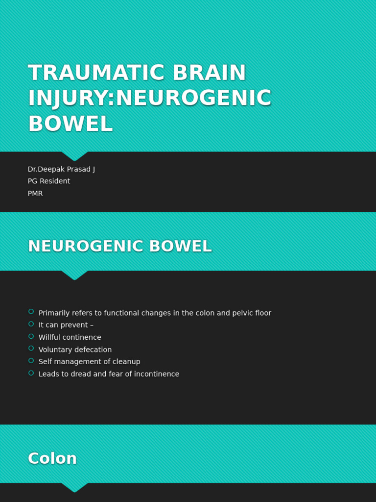 Neurogenic Bowel | PDF | Nervous System | Digestive System