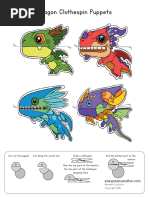 Ben's Paper Puppets - Jeffy Paper Puppet Template © Ben Stanley 2024 | PDF